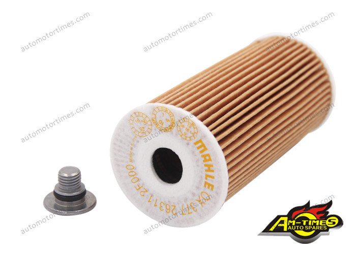 12 Months Warranty Car Engine Filter , Auto Oil Filter 263202F100 For ...